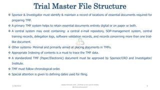 Trial Master File (TMF/eTMF) | PPTX