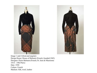 Fashion History Comparison: H&M x Balmain | PPT