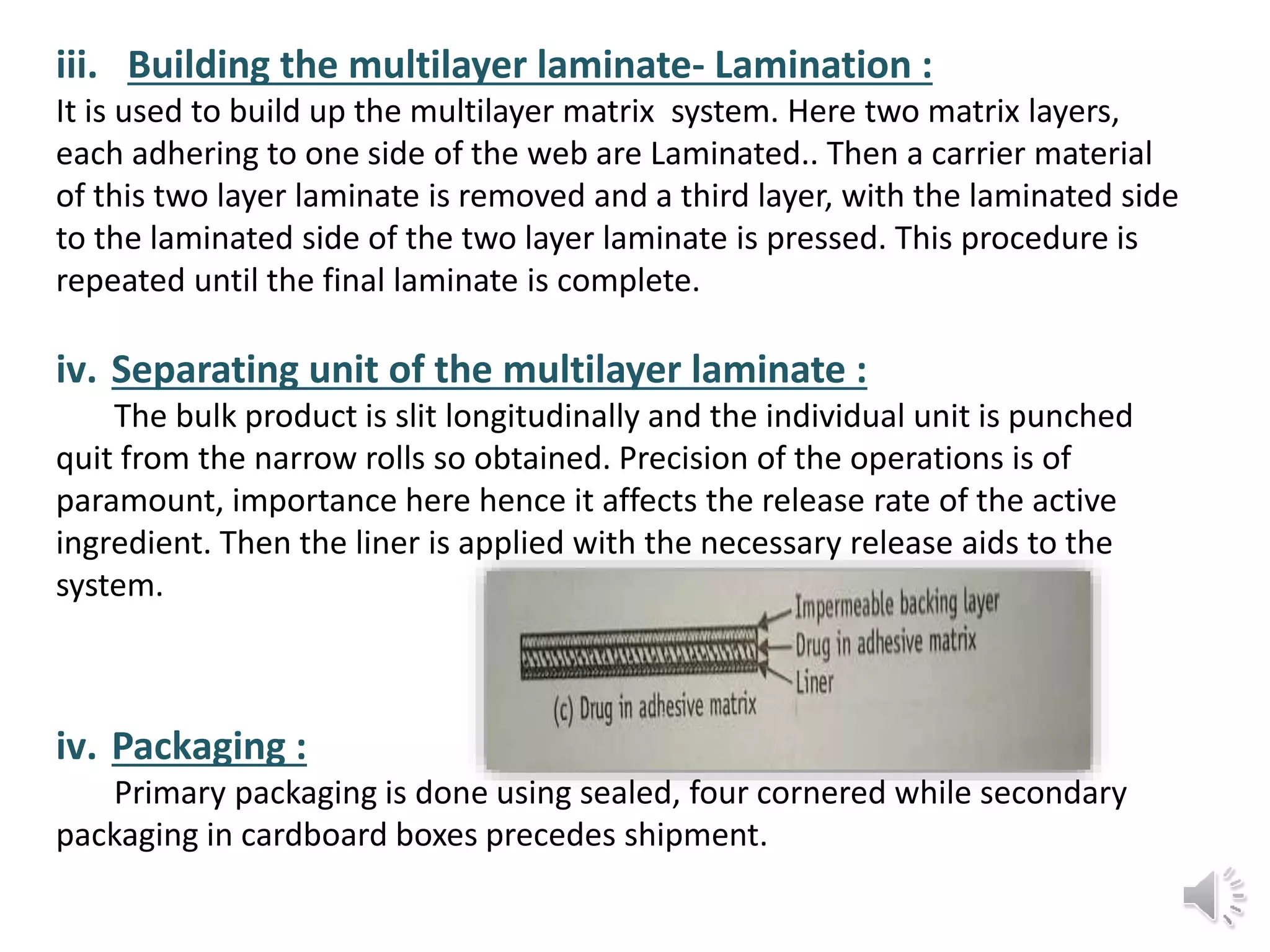 formulation of transdermal patches | PPTX