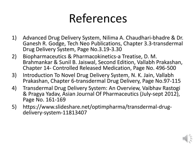 formulation of transdermal patches | PPTX | Skin and Dermatology ...