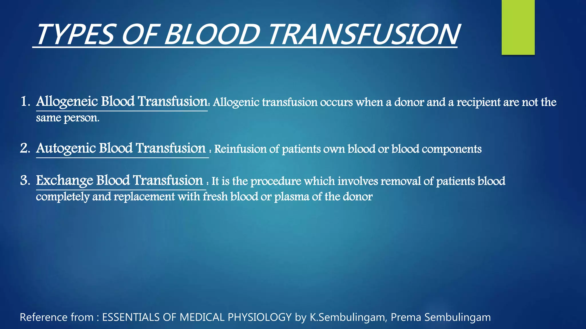 Blood Transfusion: Procedure and Complications | PPTX Blood Transfusion: Procedure and Complications | PPTX