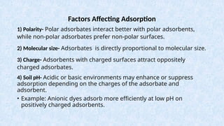 Adsorption of organic compounds by clay and role of organic substance ...