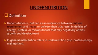 MALNUTRITION | PPTX