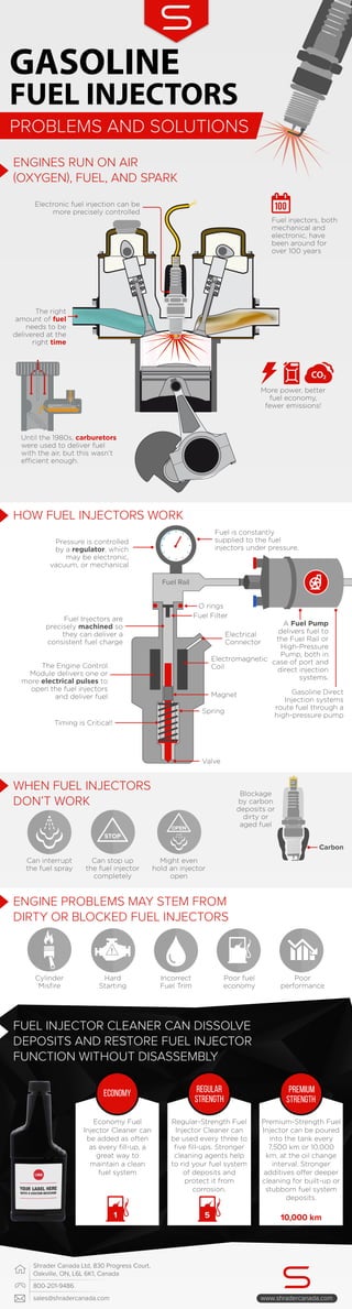Shrader Canada - Gasoline Fuel Injectors - Problems and Solutions | PDF