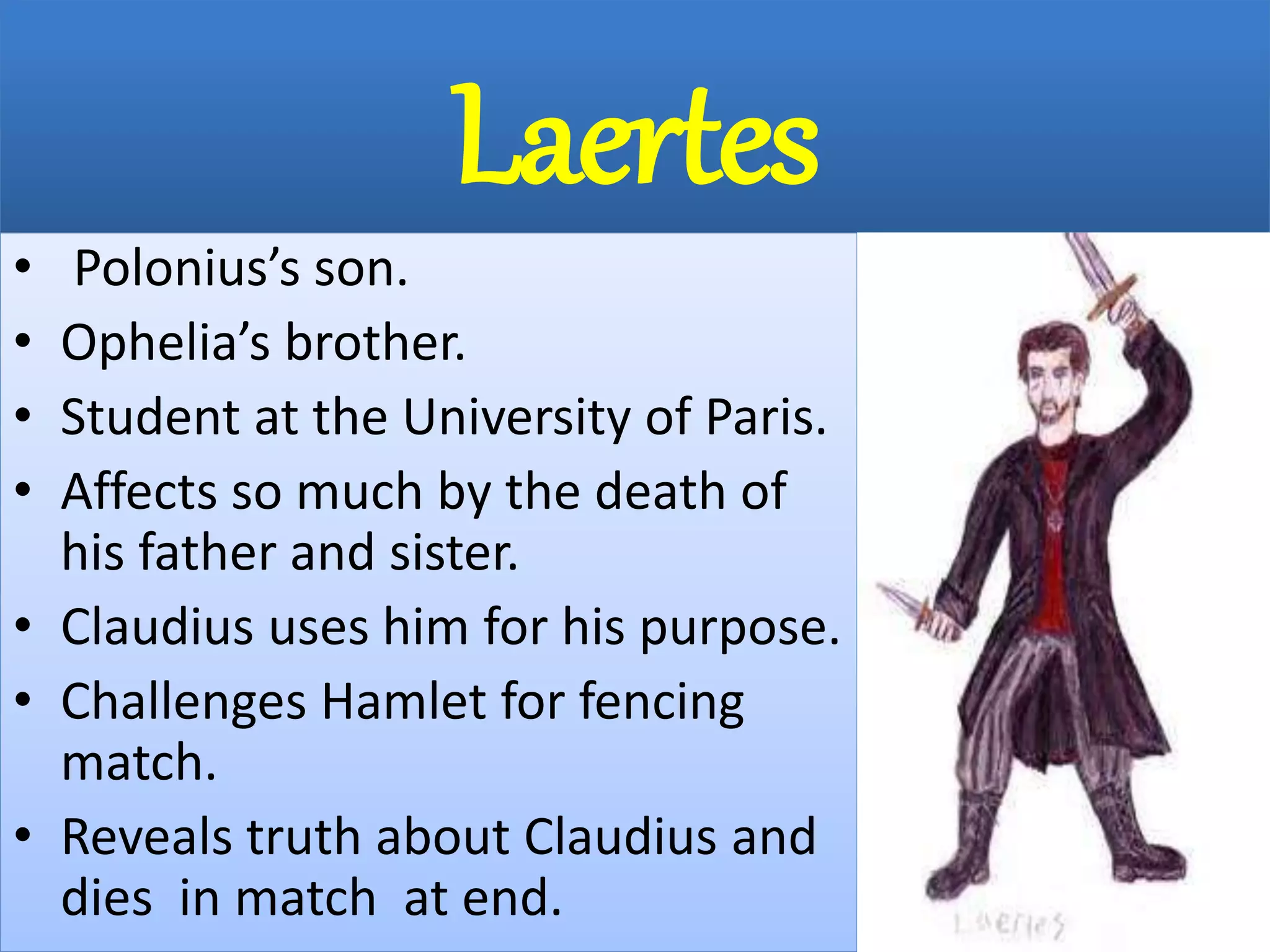 CHARACTERS IN HAMLET | PPTX