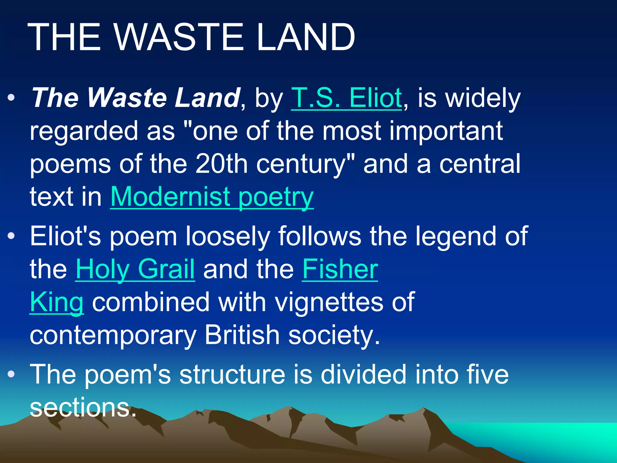THE WASTE LAND | PPTX
