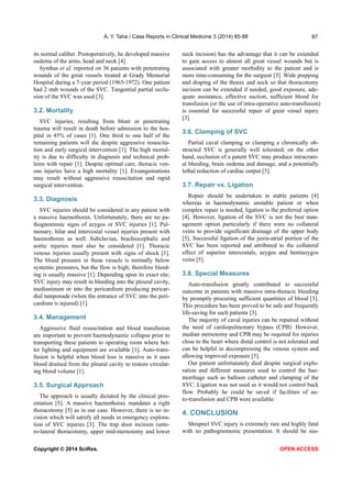 Shrapnel superior vena cava injury a case report | PDF