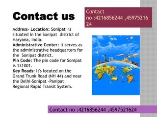 International world tour place from opratior in India | PPTX