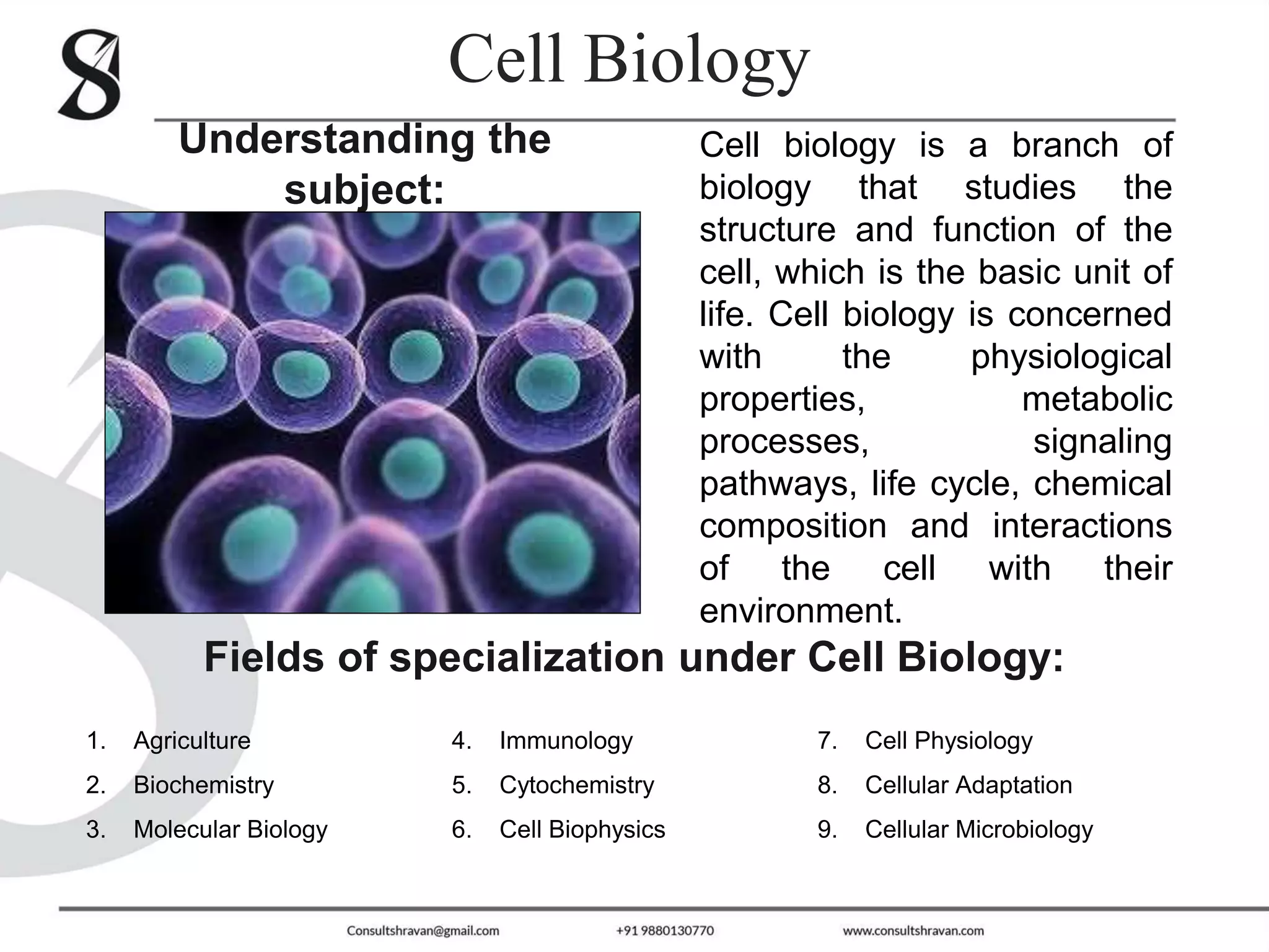 Shravan Shetty on Biology Careers | PPTX