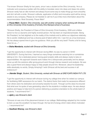 Shravan Shetty Linkedin Profile | PDF