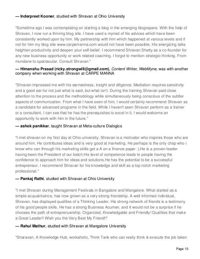 Shravan Shetty Linkedin Profile