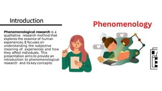 Phenomenological research | PDF