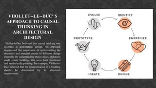 Causal thinking in architecture | PPT