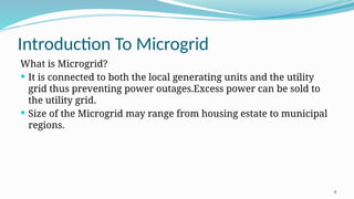 Microgrids power point presentation and seminar | PPTX