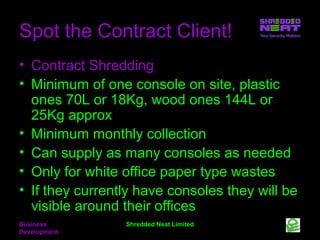 Shredded Neat Sales Partners Presentation | PPT