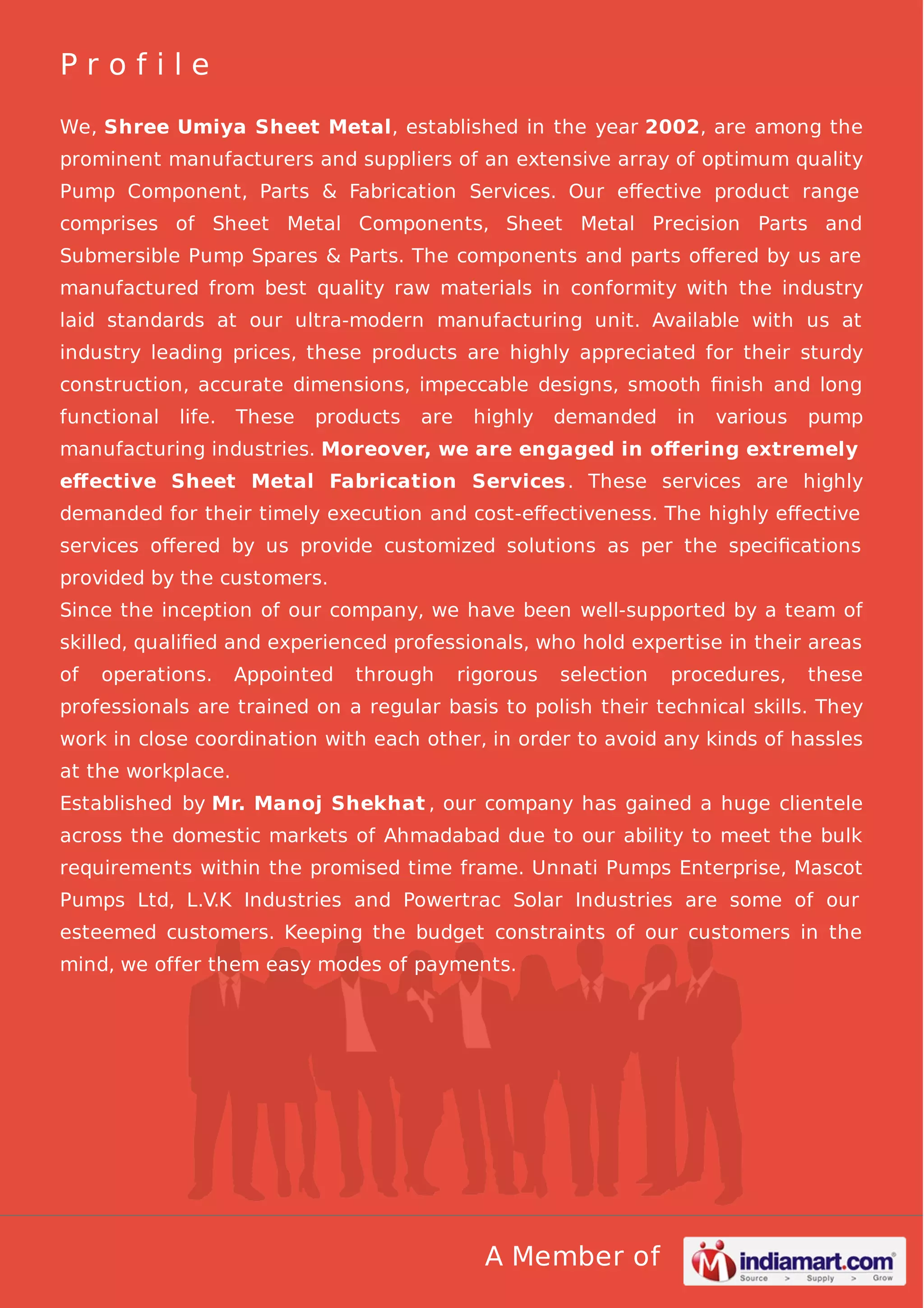 Shree umiya-sheet-metal | PDF