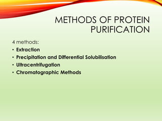 Protein Purification | PDF | Chemistry | Science