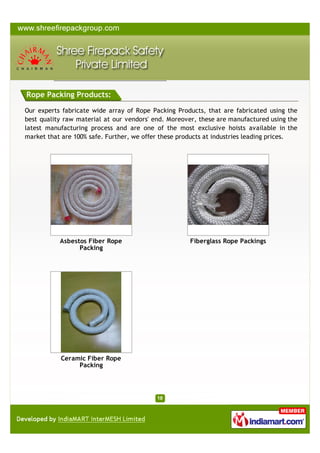 Shree Firepack Safety Private Limited, Ahmedabad, Asbestos & Fiber ...