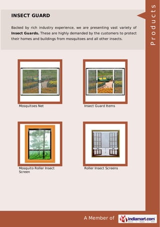 Shreeji Interior Products, Rajkot, Insect Guard | PDF