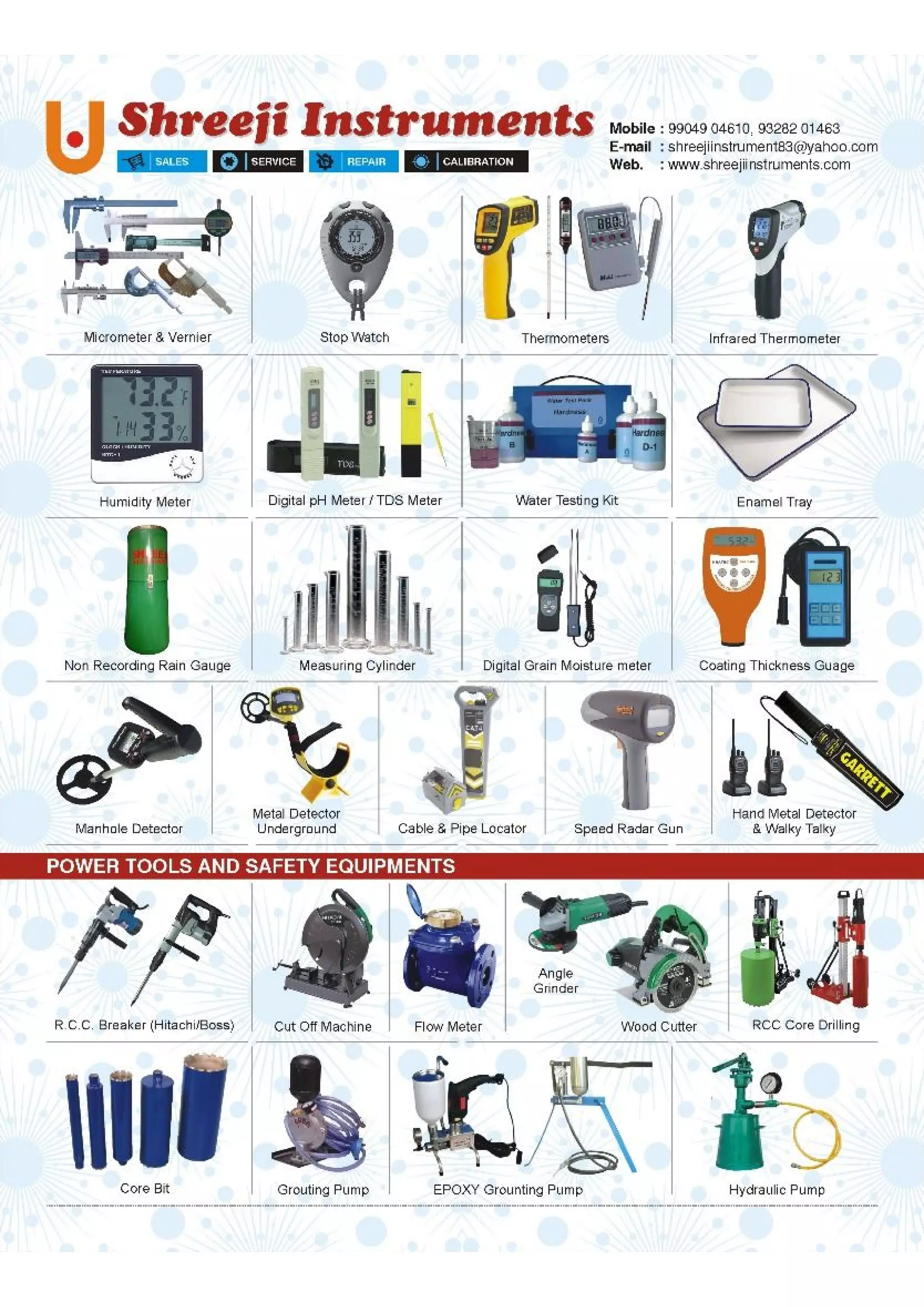 Shreeji Instruments, Ahmedabad, Construction Material | PDF ...