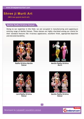 Shree Ji Murti Art (M/S New Gujrat Murti Art), Jaipur, Marble Statues ...