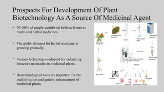 Medicinal Plant Biotechnology Unit 1 Semester II Master Of ...
