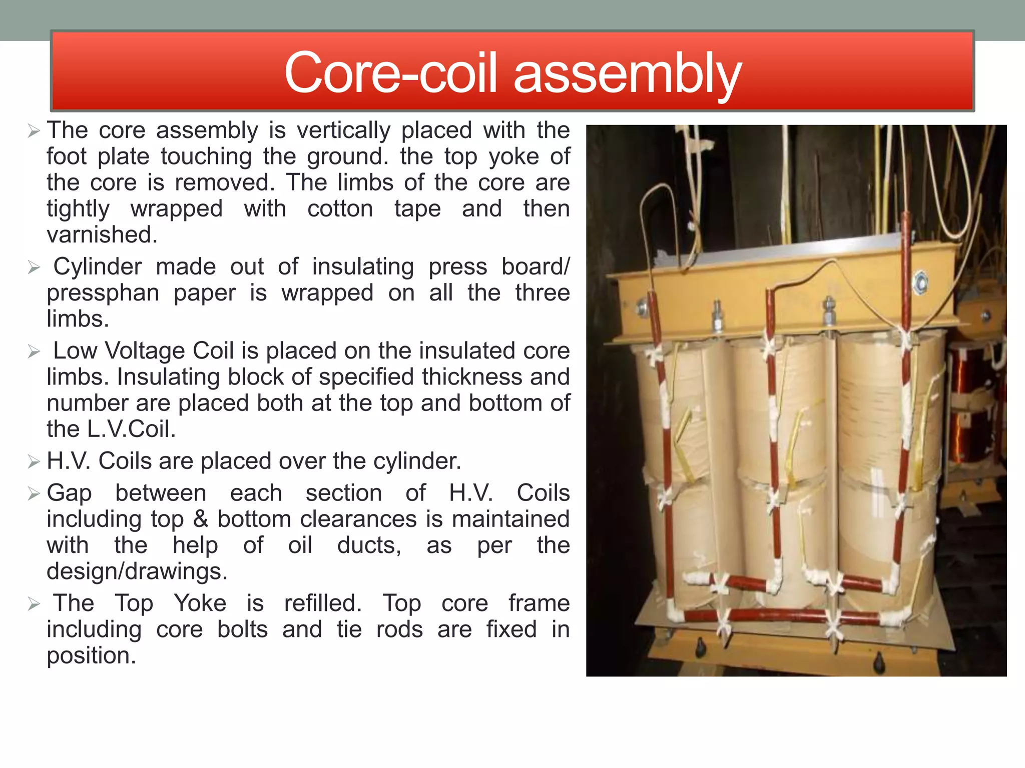 Industrial training in Transformer manufacturing company | PPTX