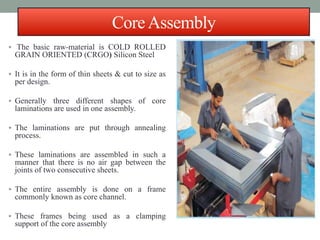 Industrial training in Transformer manufacturing company | PPTX