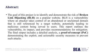 Vulnerable to Broken Link Hijacking: A Case Study by Shreeniwas Nirgude ...