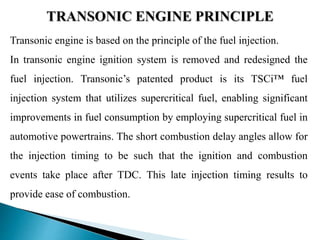 Presentation On Transonic Combustion | PPTX