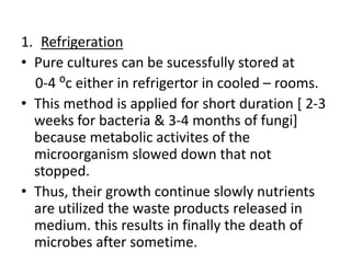 Preservation of Microbial culture.pptx | PPTX