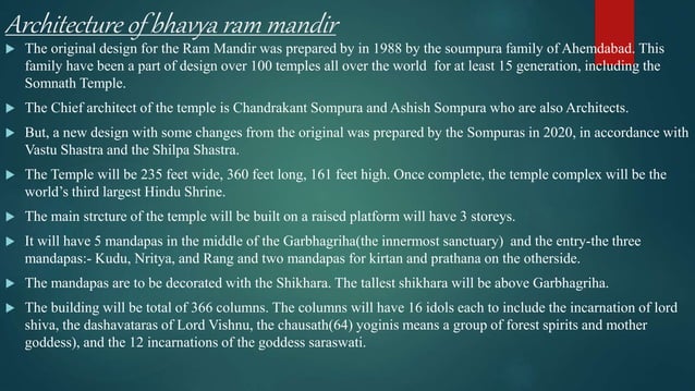 Shree Ram Mandir Janambhoomi Nirman.pptx | Hinduism | Religion & Spirituality