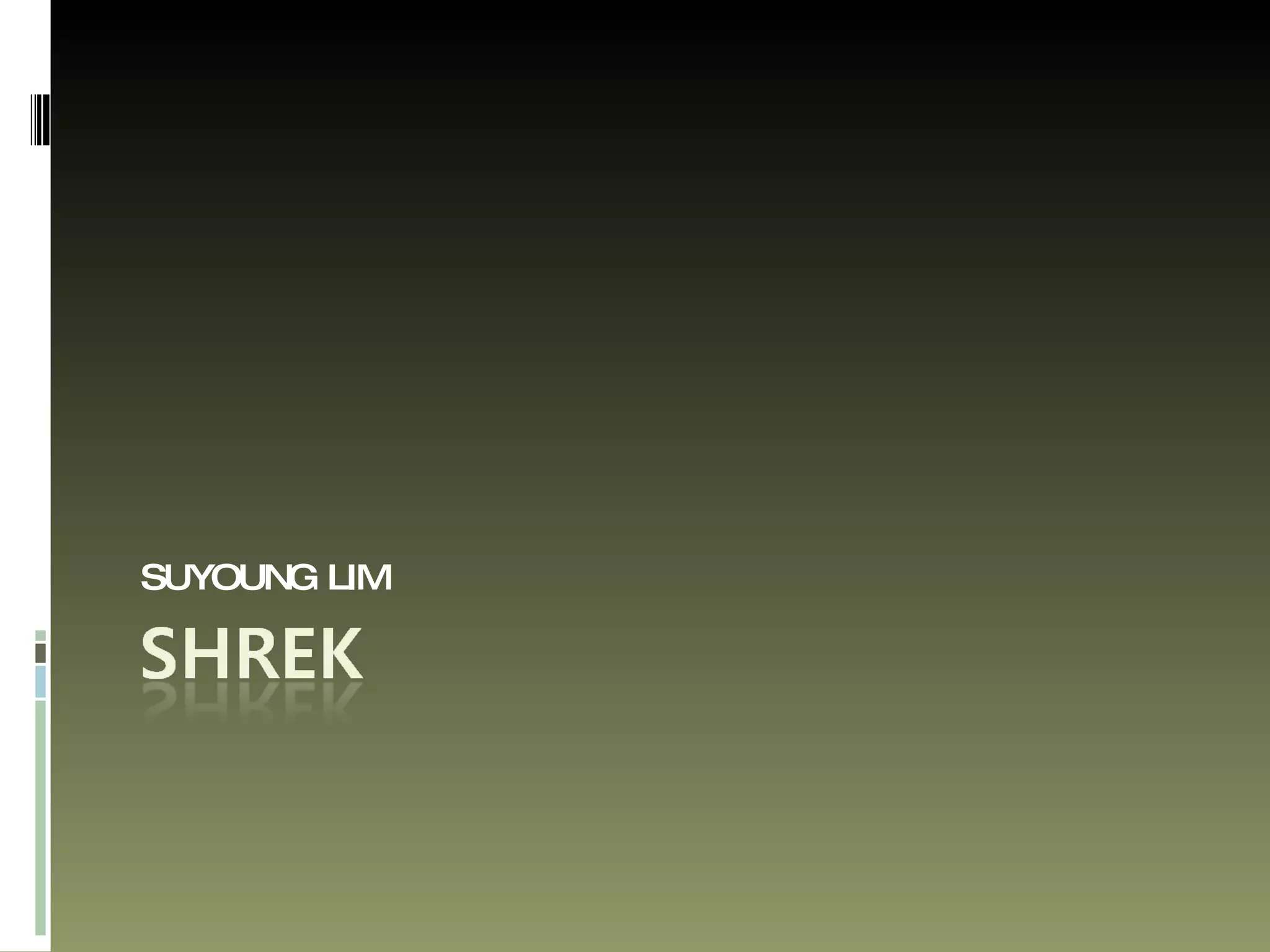 Shrek¤ã | PPT | Musicals | Genres