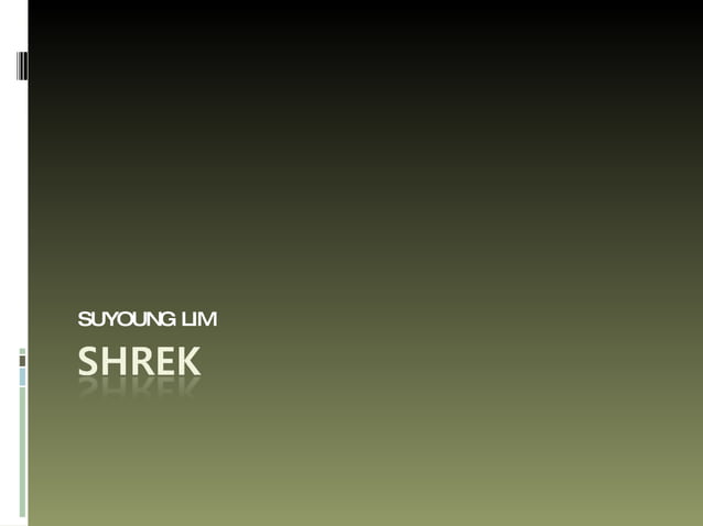 Shrek¤ã | PPT | Musicals | Genres