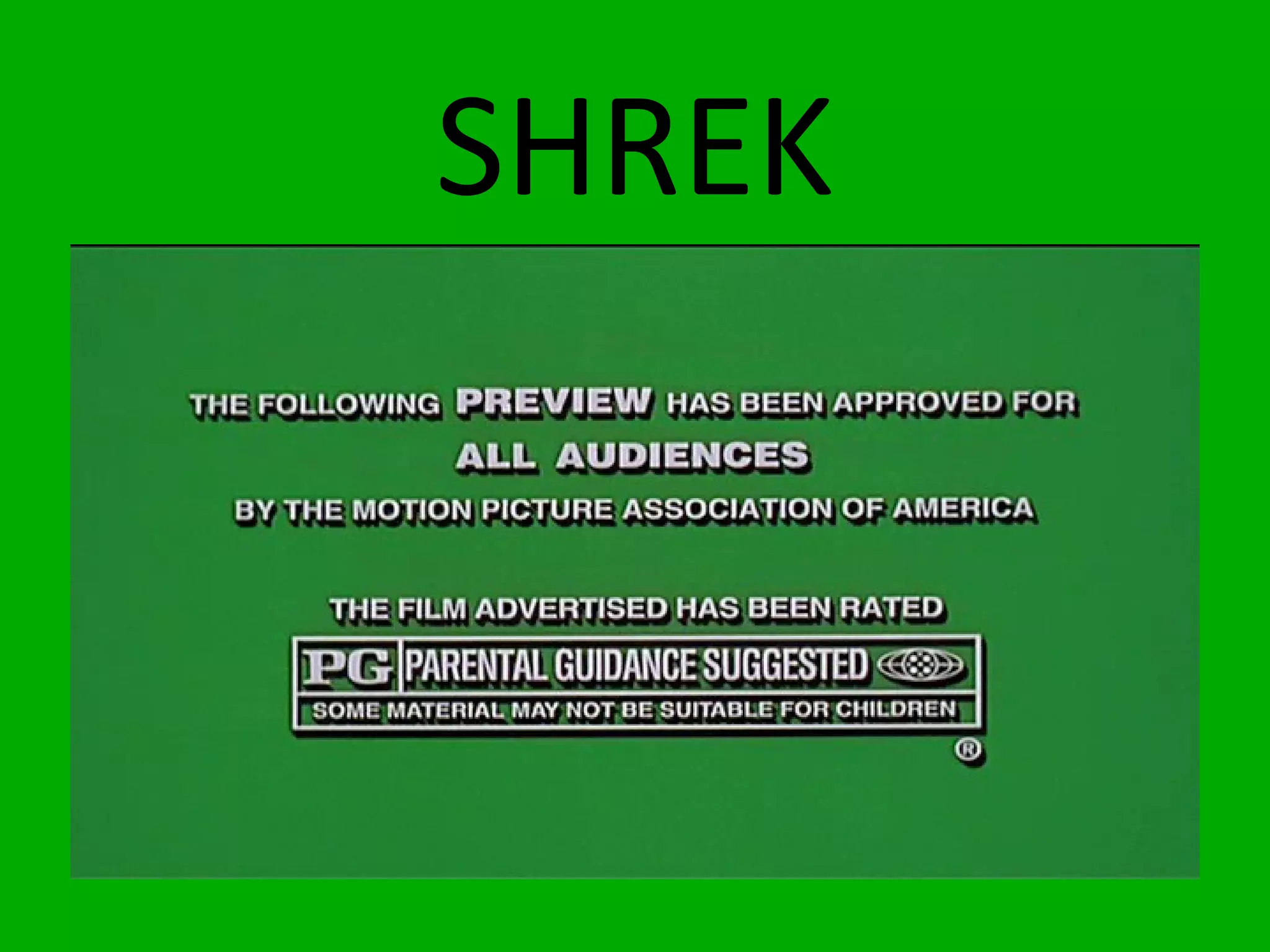 Shrek Presentation | PPT