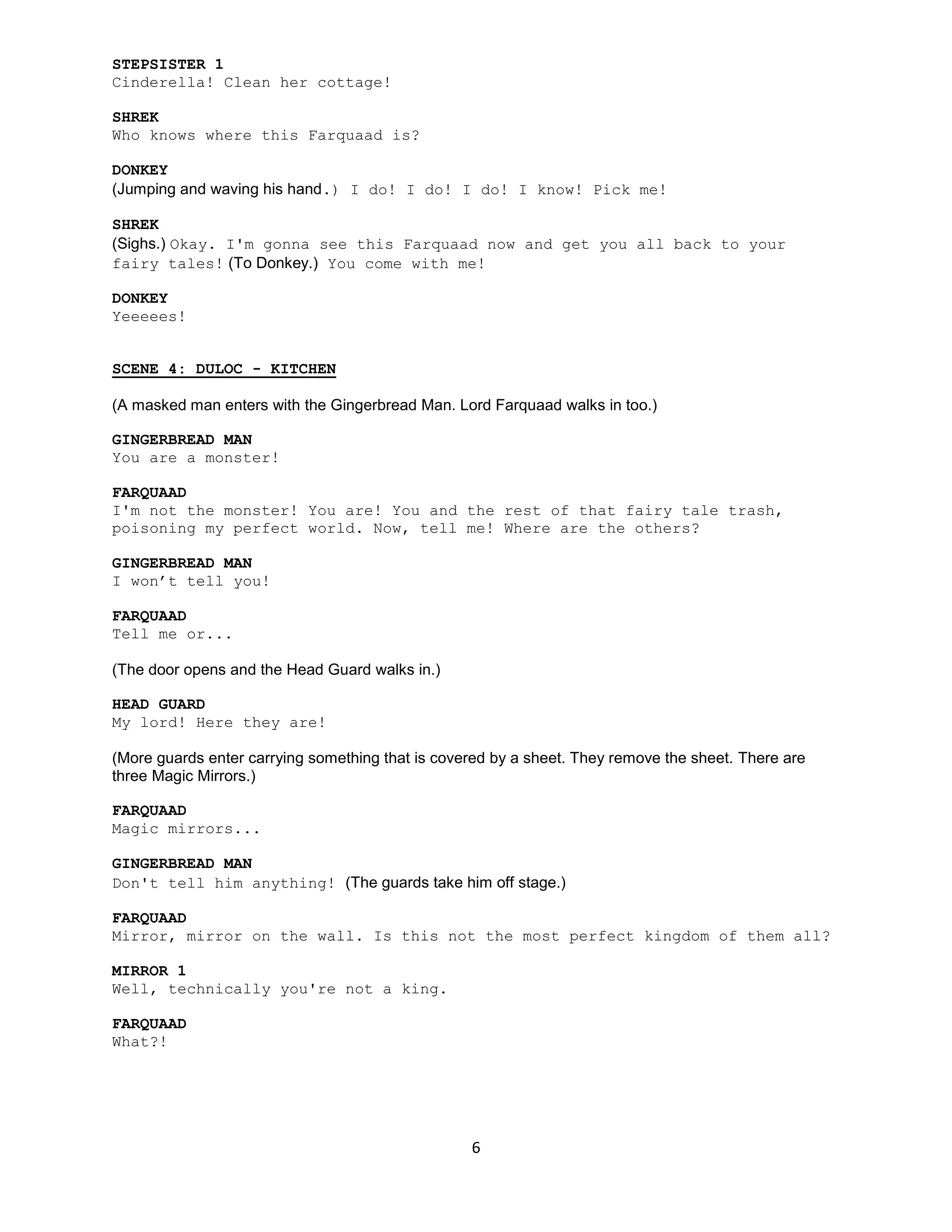 Shrek script[1] | DOCX