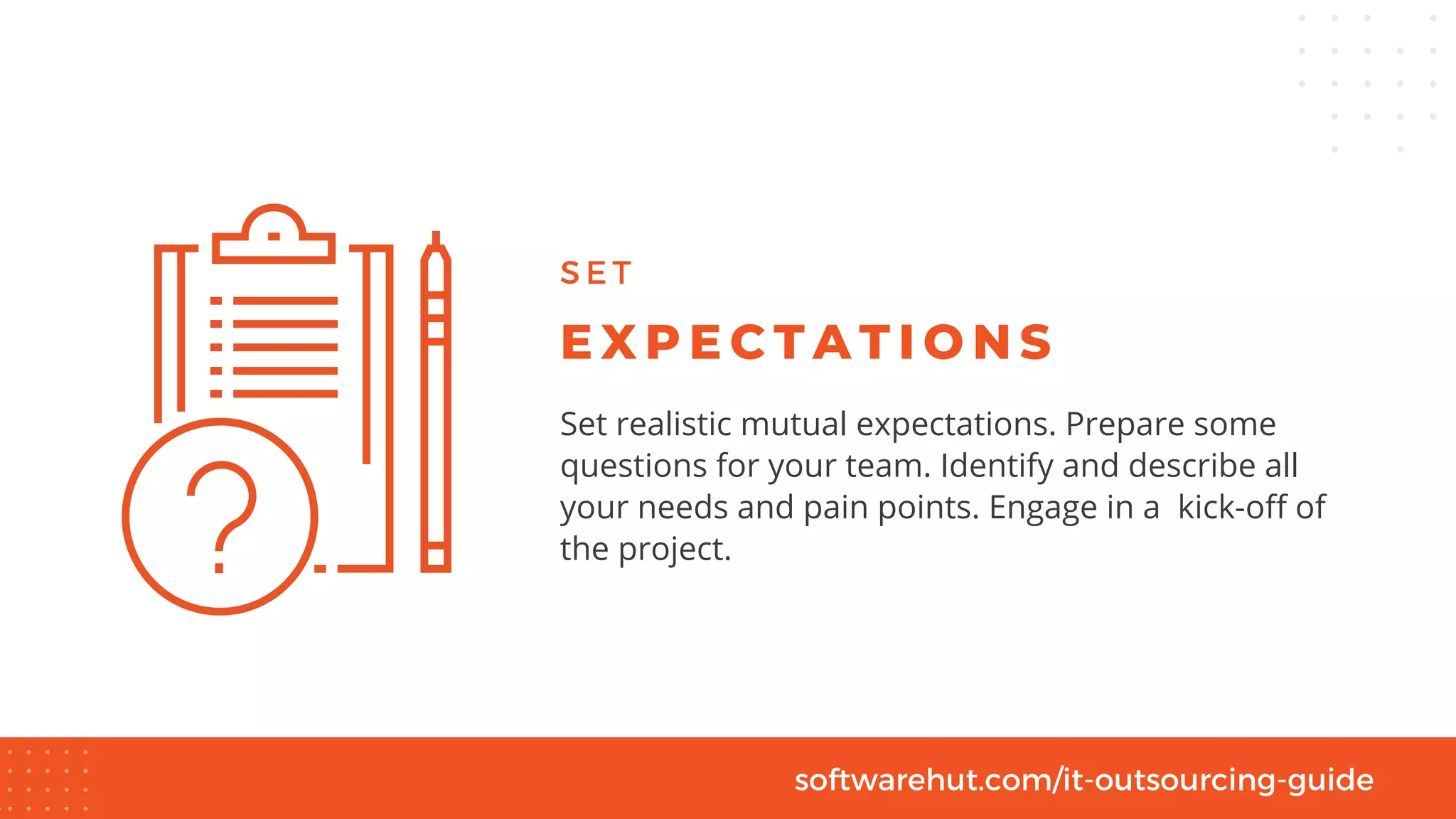 The 10 commandments for starting the great IT outsourced project | PPT