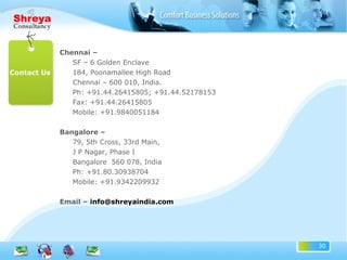 Shreya | PPT | Business Accounting & Finance | Business