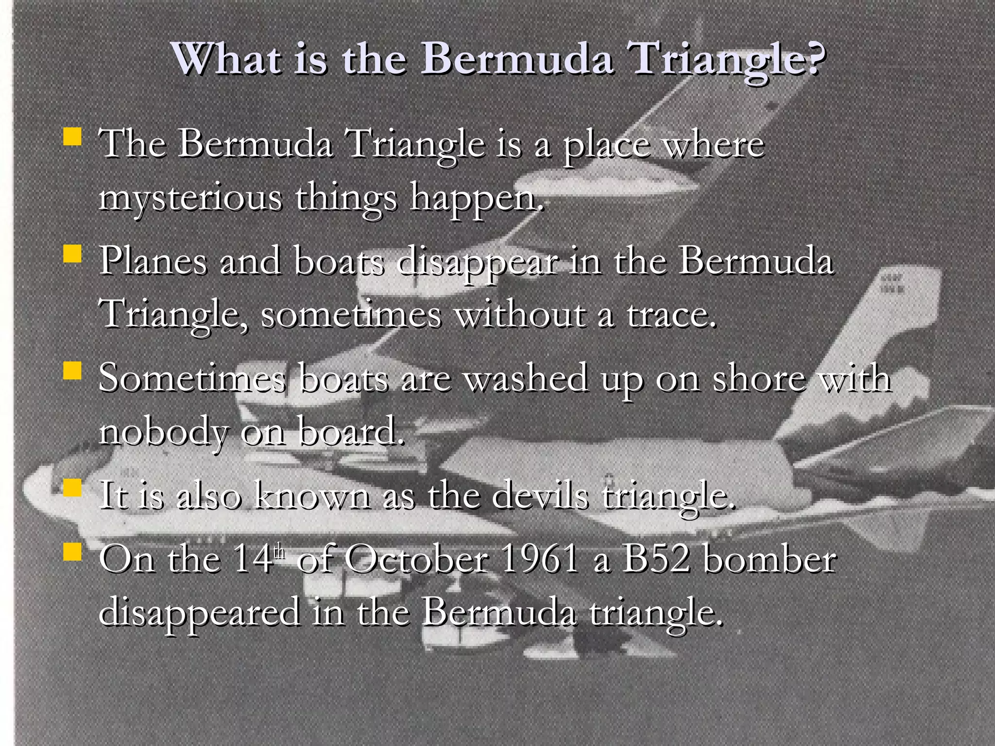 barmuda triangle | PPT