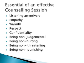 Basic Counseling skills | PPTX