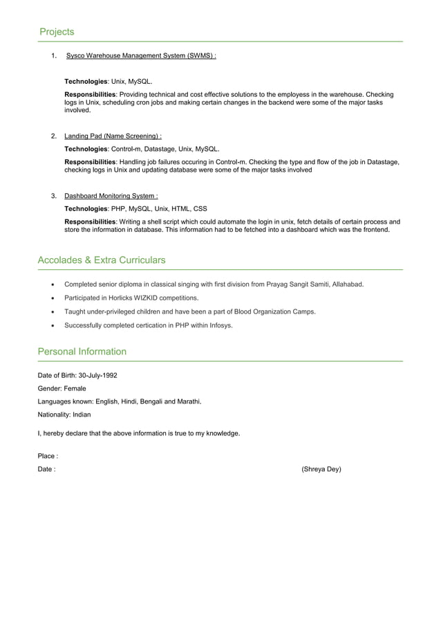 Shreya Dey | PDF | Web Development | Internet