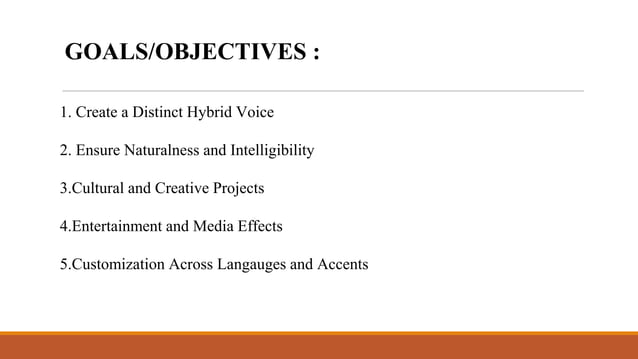 Ppt on voice morphing:two identities in one voice | PDF | Digital Audio ...