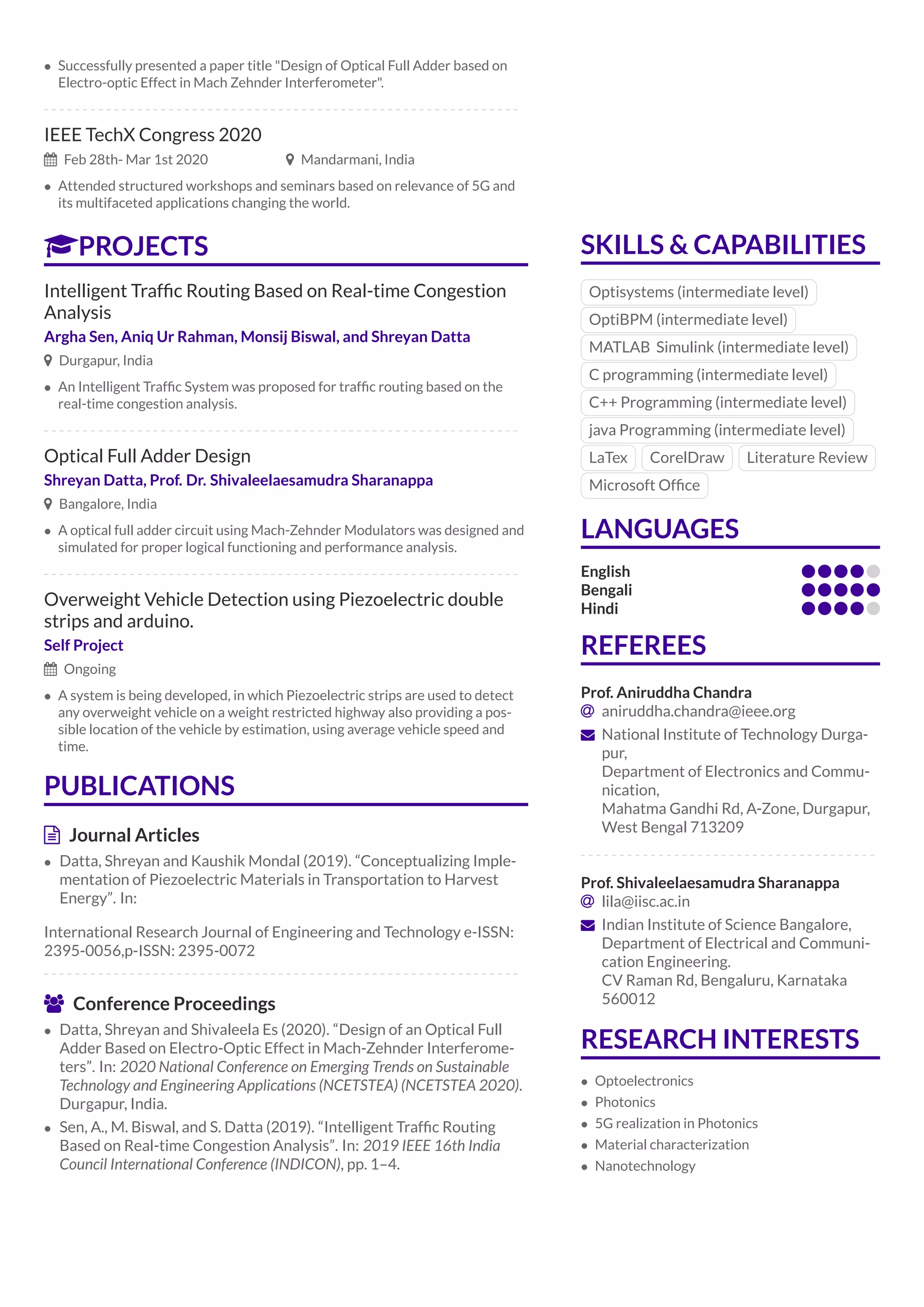 Shreyan cv4apr2020 (1) | PDF