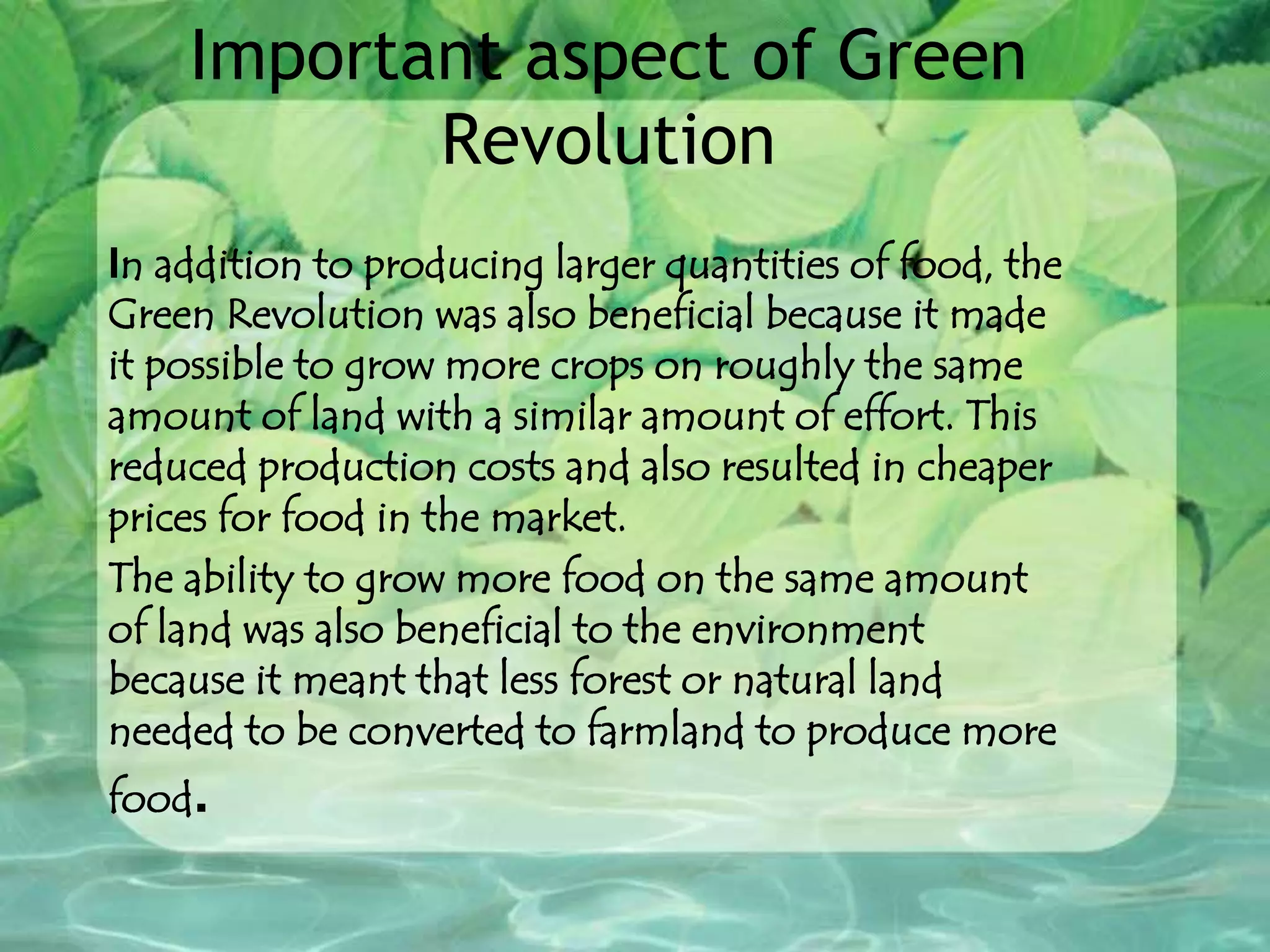 ppt green revolution | PPTX