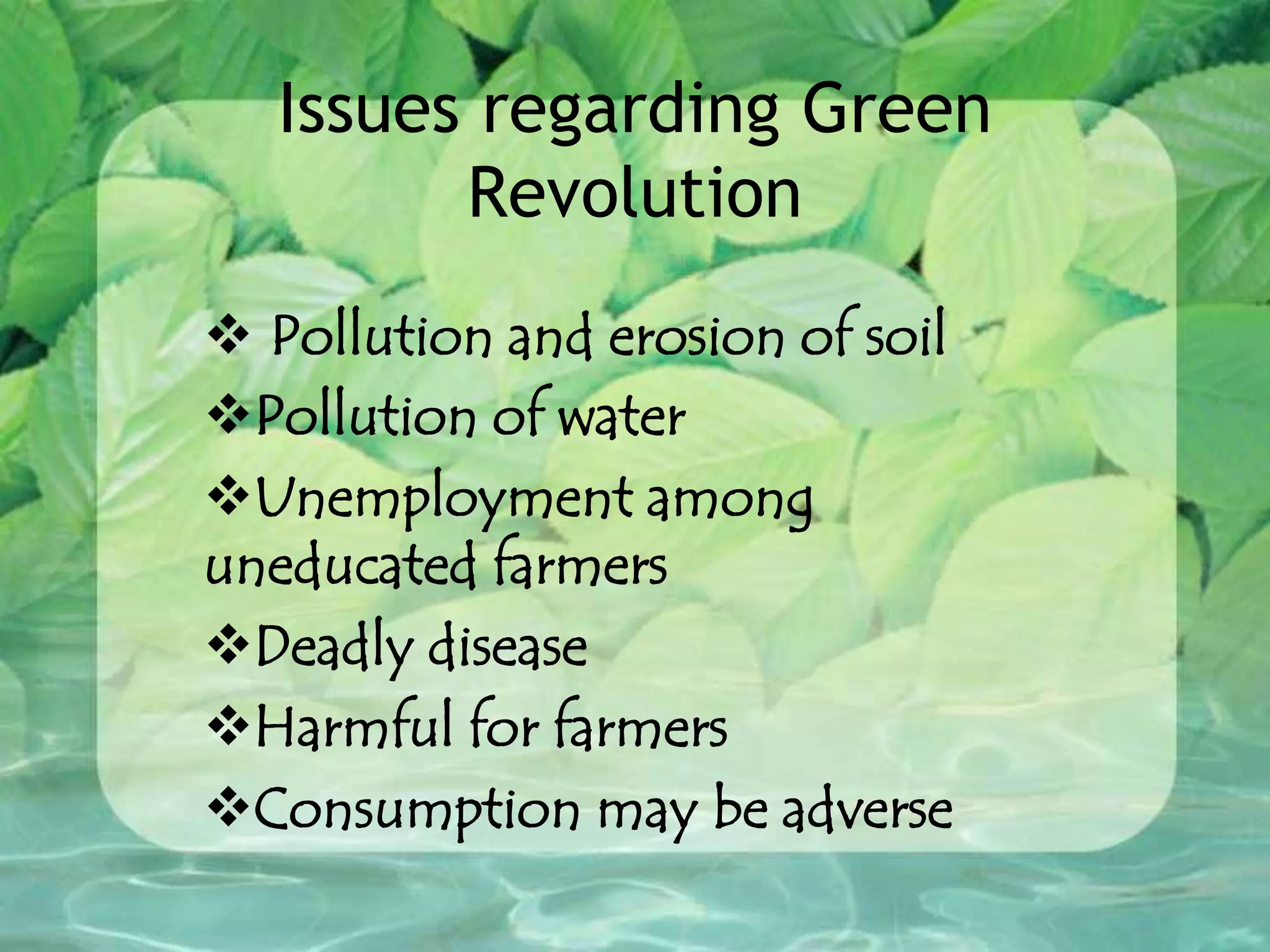 ppt green revolution | PPTX