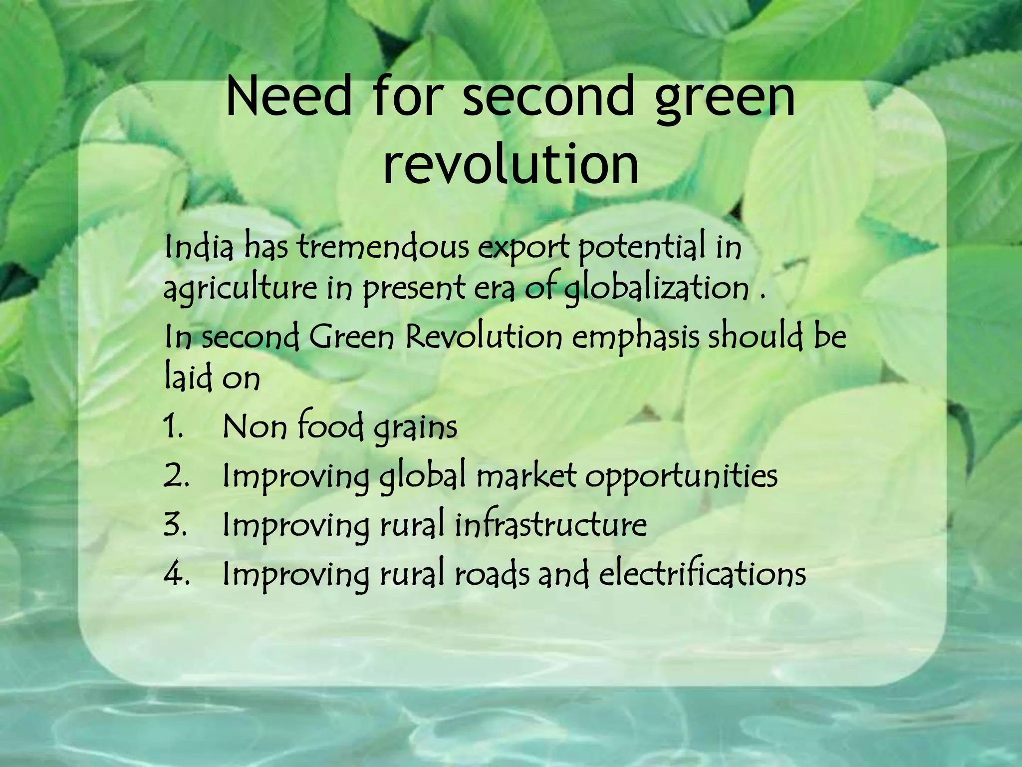 ppt green revolution | PPTX