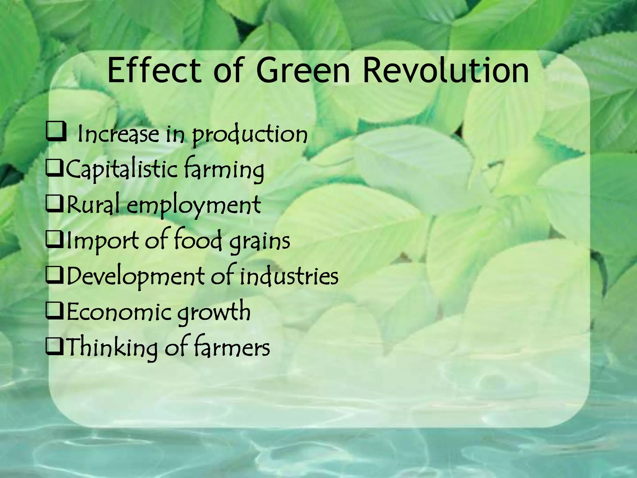 ppt green revolution | PPTX