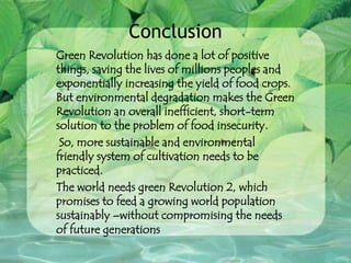 ppt green revolution | PPTX
