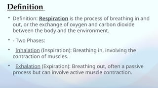 Respiratory muscles functioning and anatomy | PPTX