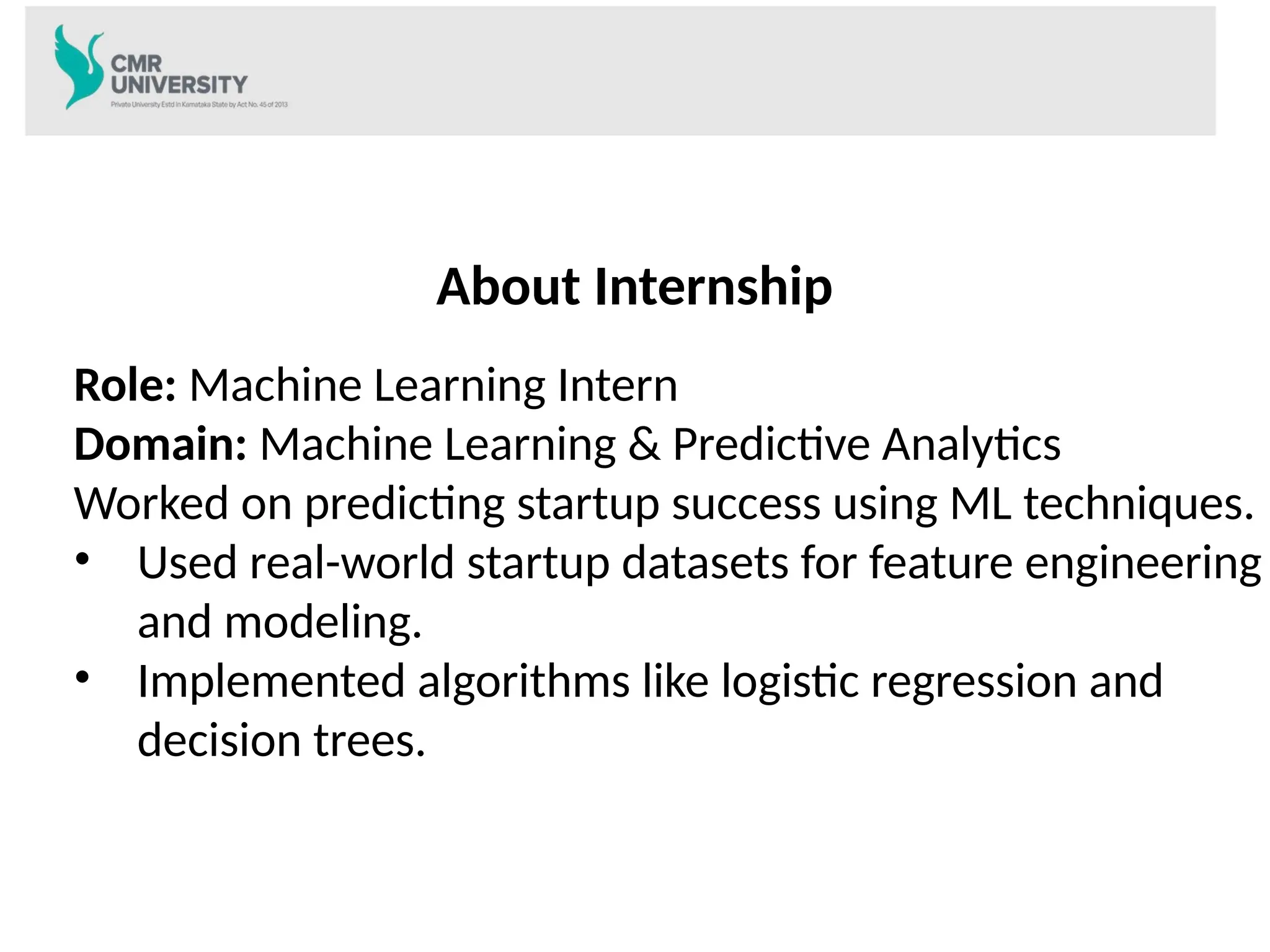 SHREYAS25 INTERN-I,II,III PPT.pptx presw | PPTX